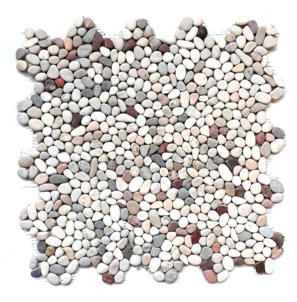 Mini Multicolored Pebble Interlocking Tiles - 30 x 30cm - 11 per case ...