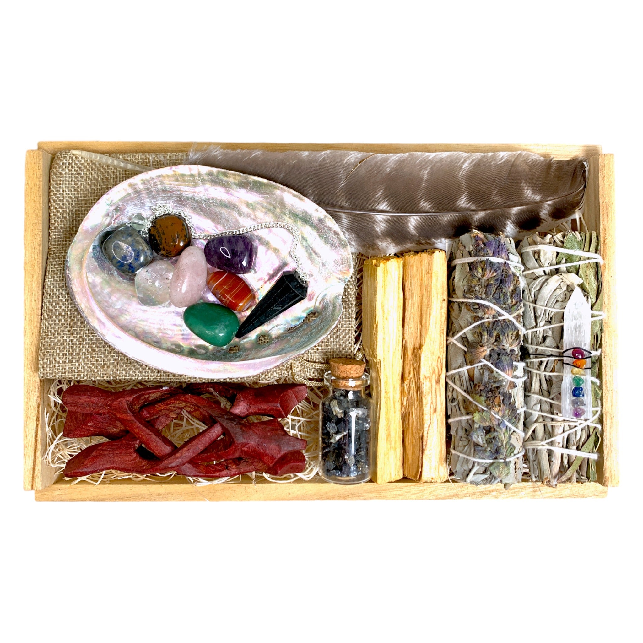 #1 Purification Crystal Smudge Kit Gift Set - Medium - NEW723 ...